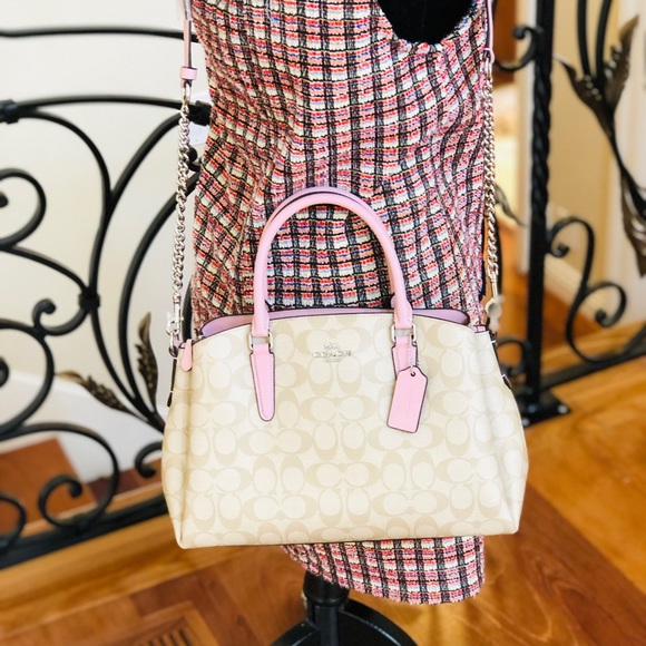 Coach | Bags | Nwt Coach Lg Sage Signature Handbag | Poshmark